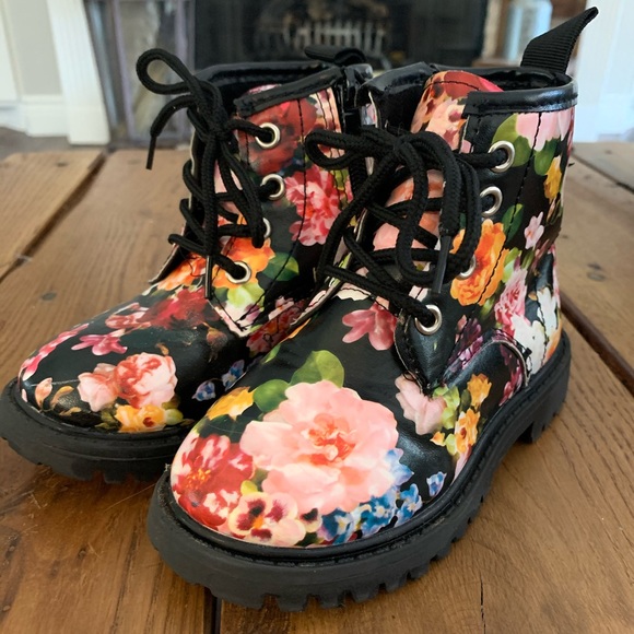 Shoes | Flower Boots | Poshmark